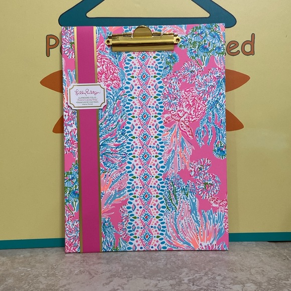 Lilly Pulitzer | Office | Lilly Pulitzer Clipboard Folio | Poshmark